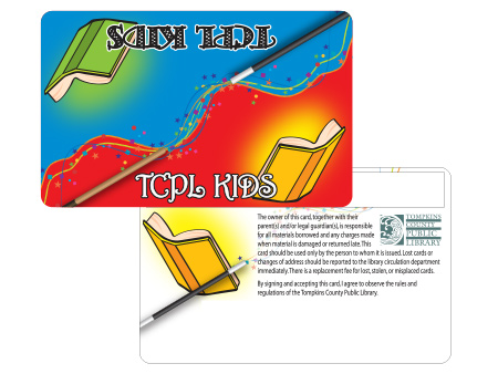 TCPL - Kids Library Card - David Shaban Designs